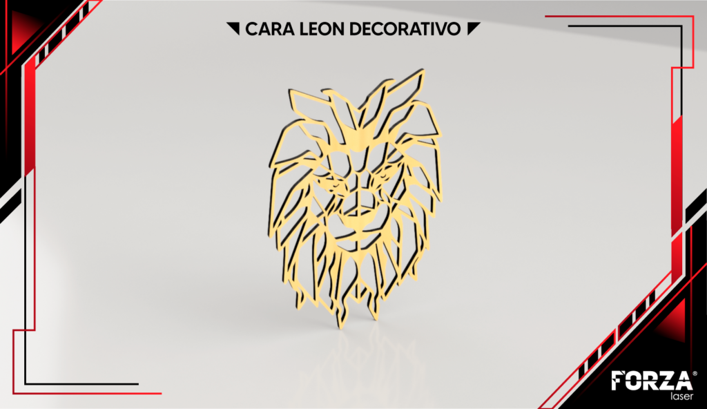 CARA DE LEÓN DECORATIVO - Vectors Forza