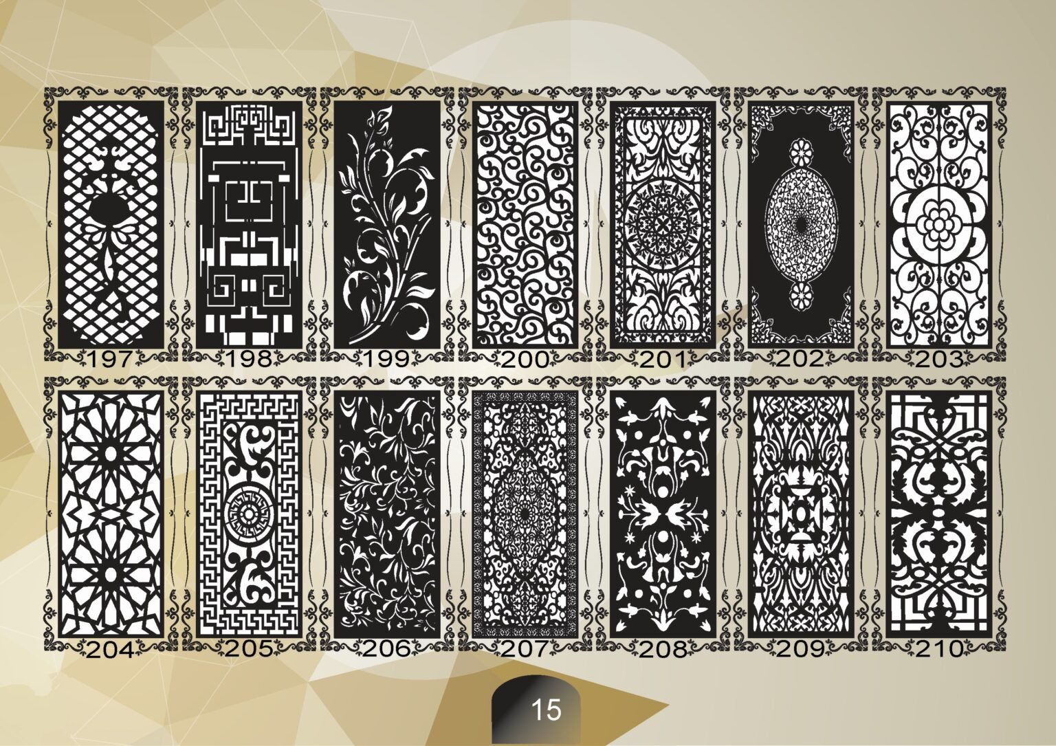 PAQUETE DE 2000+ VECTORES DECORATIVOS PANELES – Vectors Forza